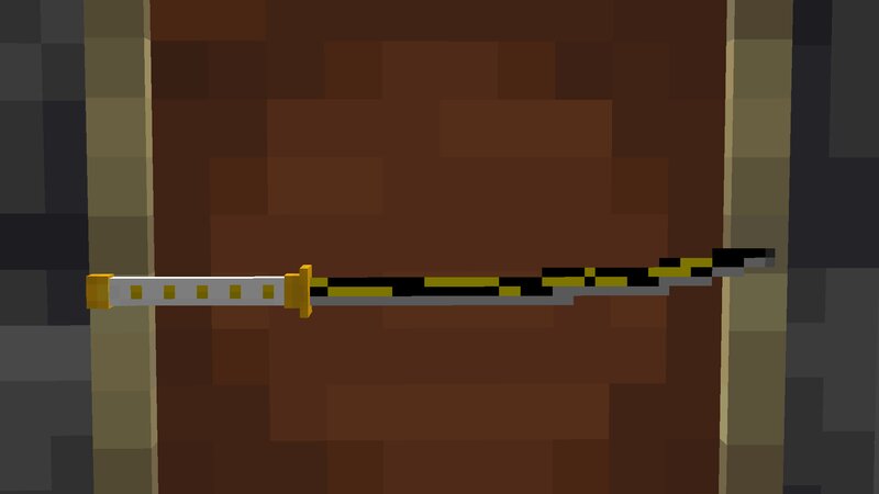 Zenitsu katana resource pack [1.19] Minecraft Texture Pack