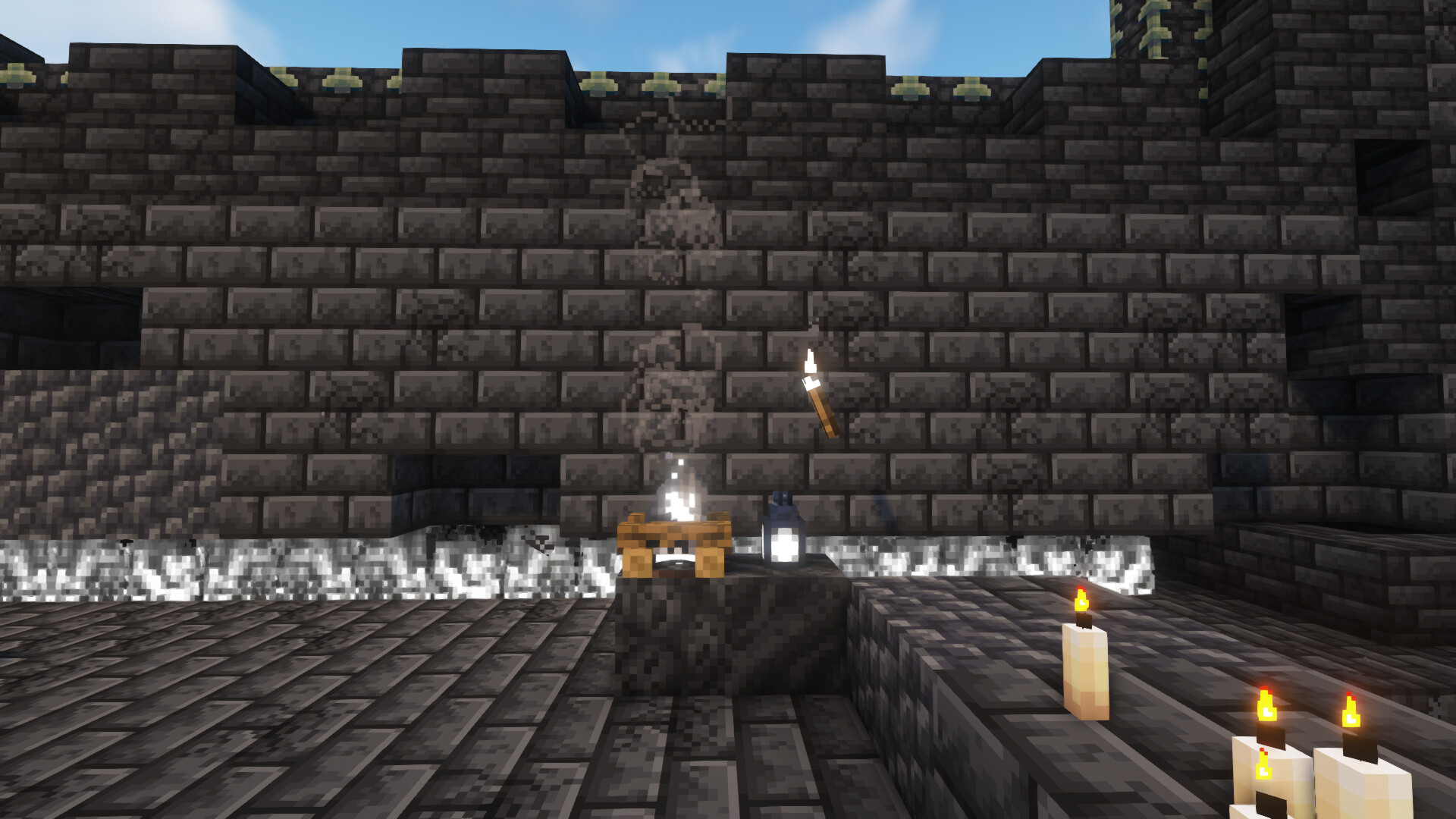 Colored Soul Fire and Soul Sand - Grey Minecraft Texture Pack