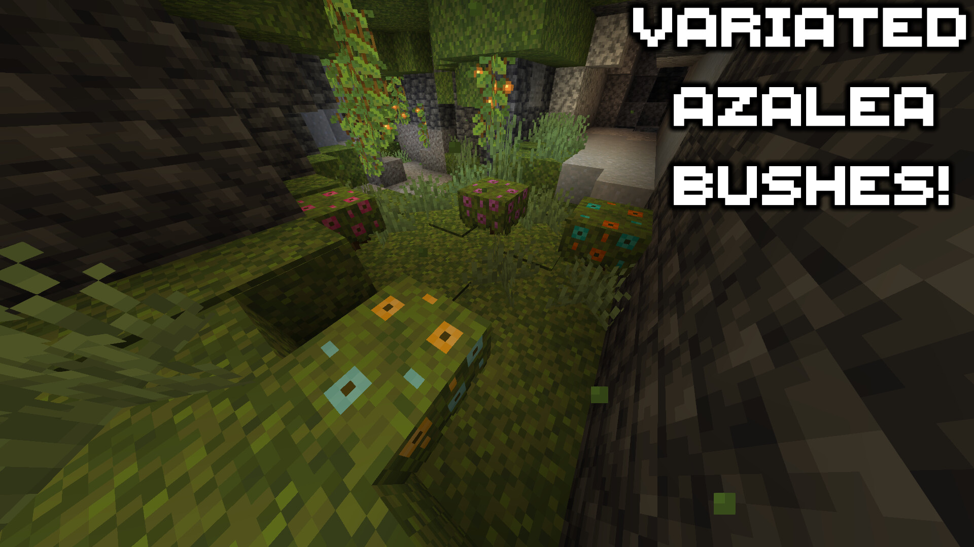 Lusher Caves Minecraft Texture Pack