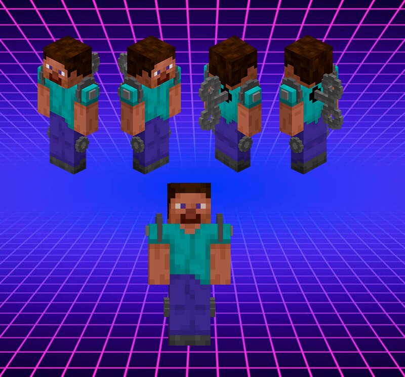 Automata steve / iron golem Minecraft Texture Pack