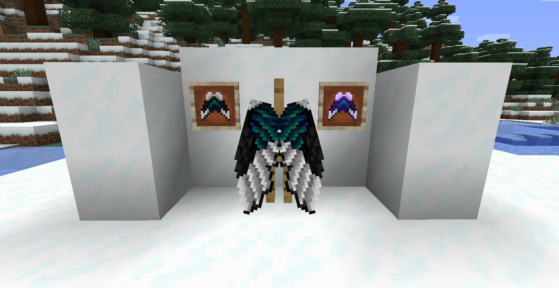 Magpie Wings Elytra Minecraft Texture Pack
