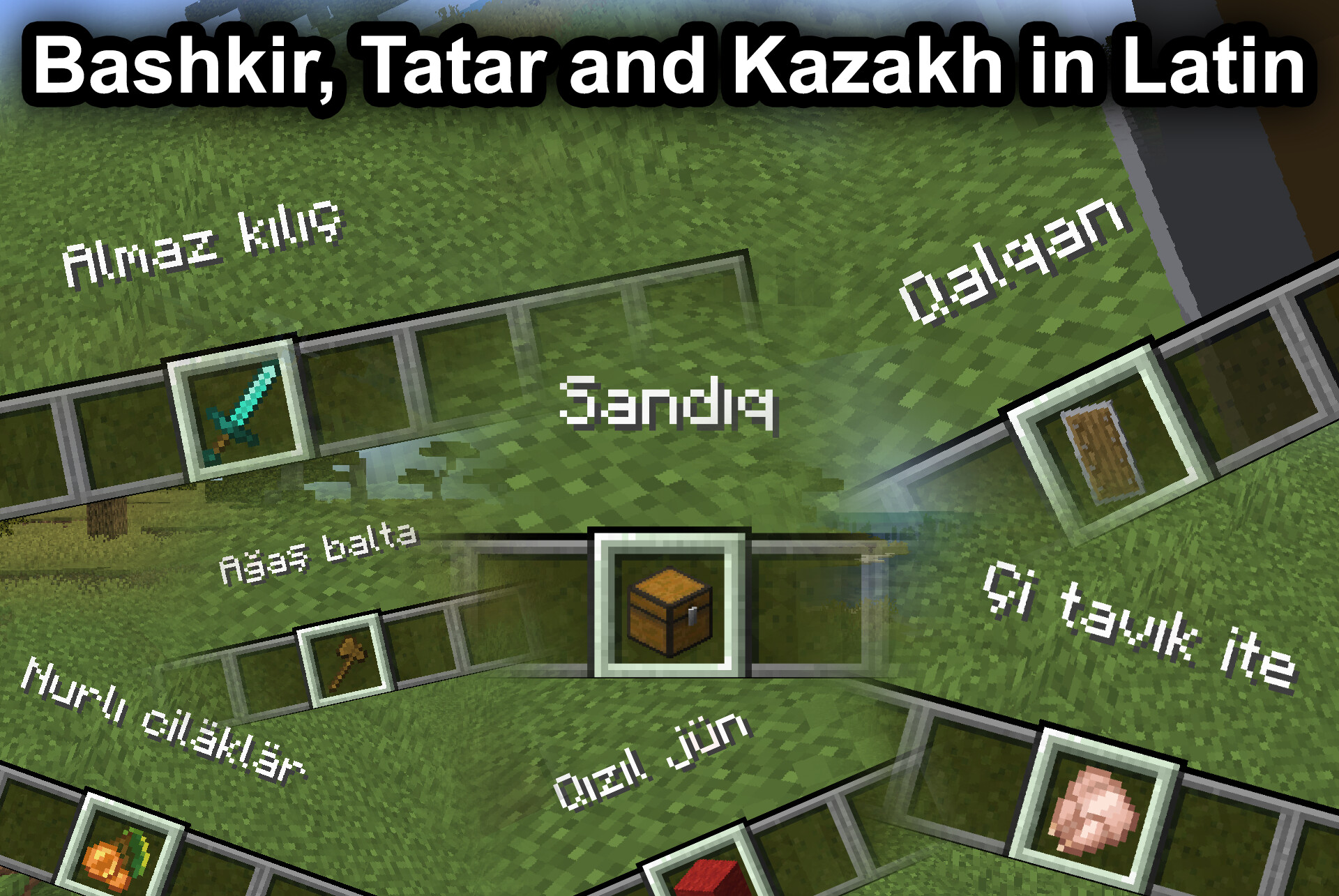 Bashkir, Tatar and Kazakh in Latin script! (Romanization) Minecraft ...