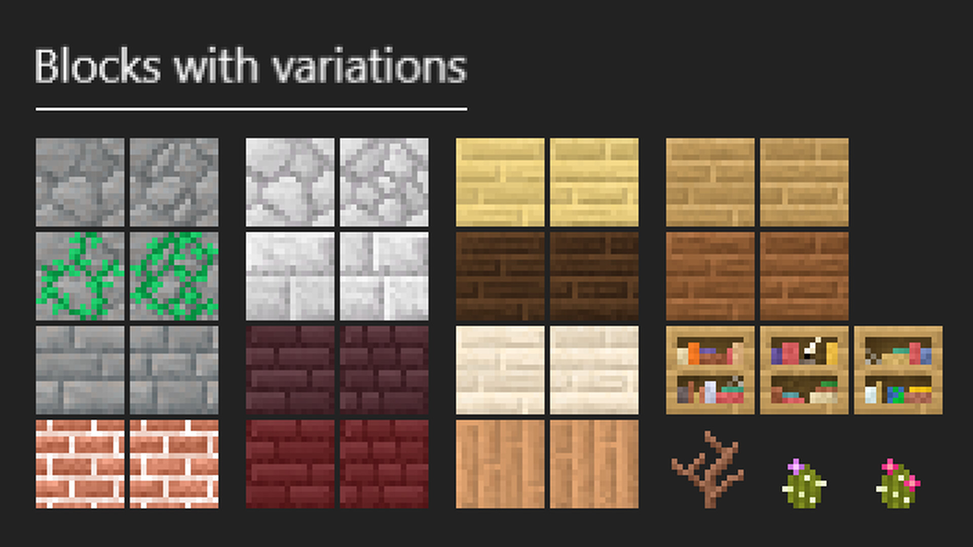 Goumm 15 pack - MC Java 1.13.x - 1.14.x Minecraft Texture Pack