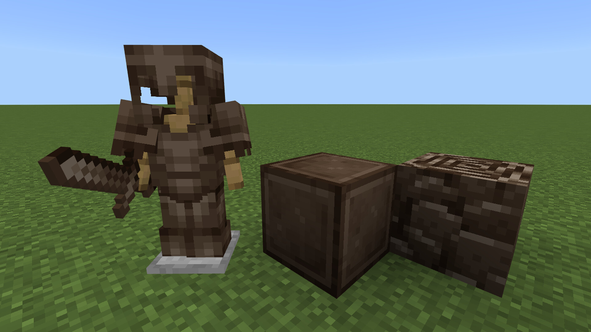 Blanc's Sepia Style Netherite ║ Tools/Armor/Block/Ingot ║ Java Edition ...