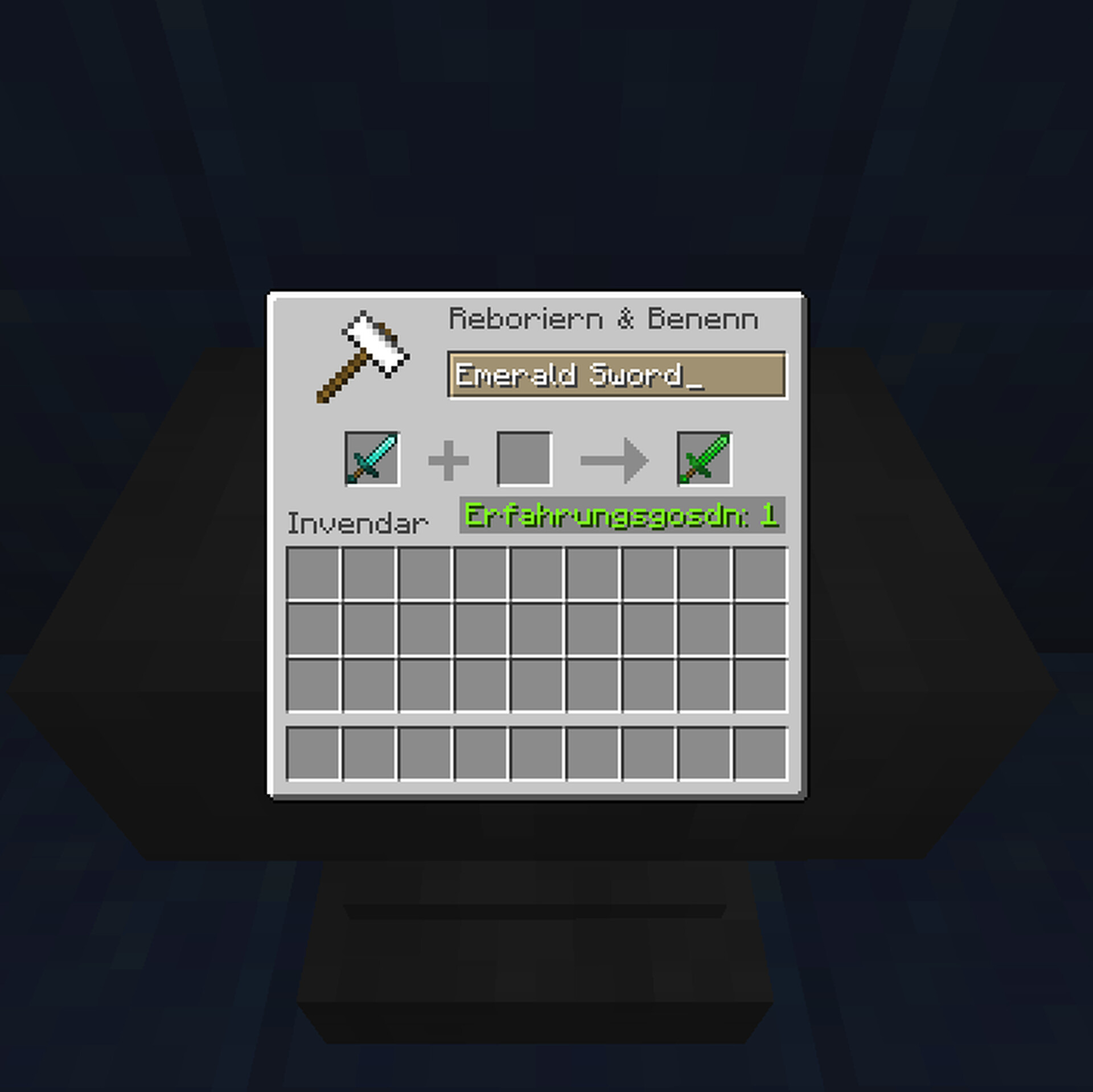 Emerald Armor/sword/shield Minecraft Texture Pack