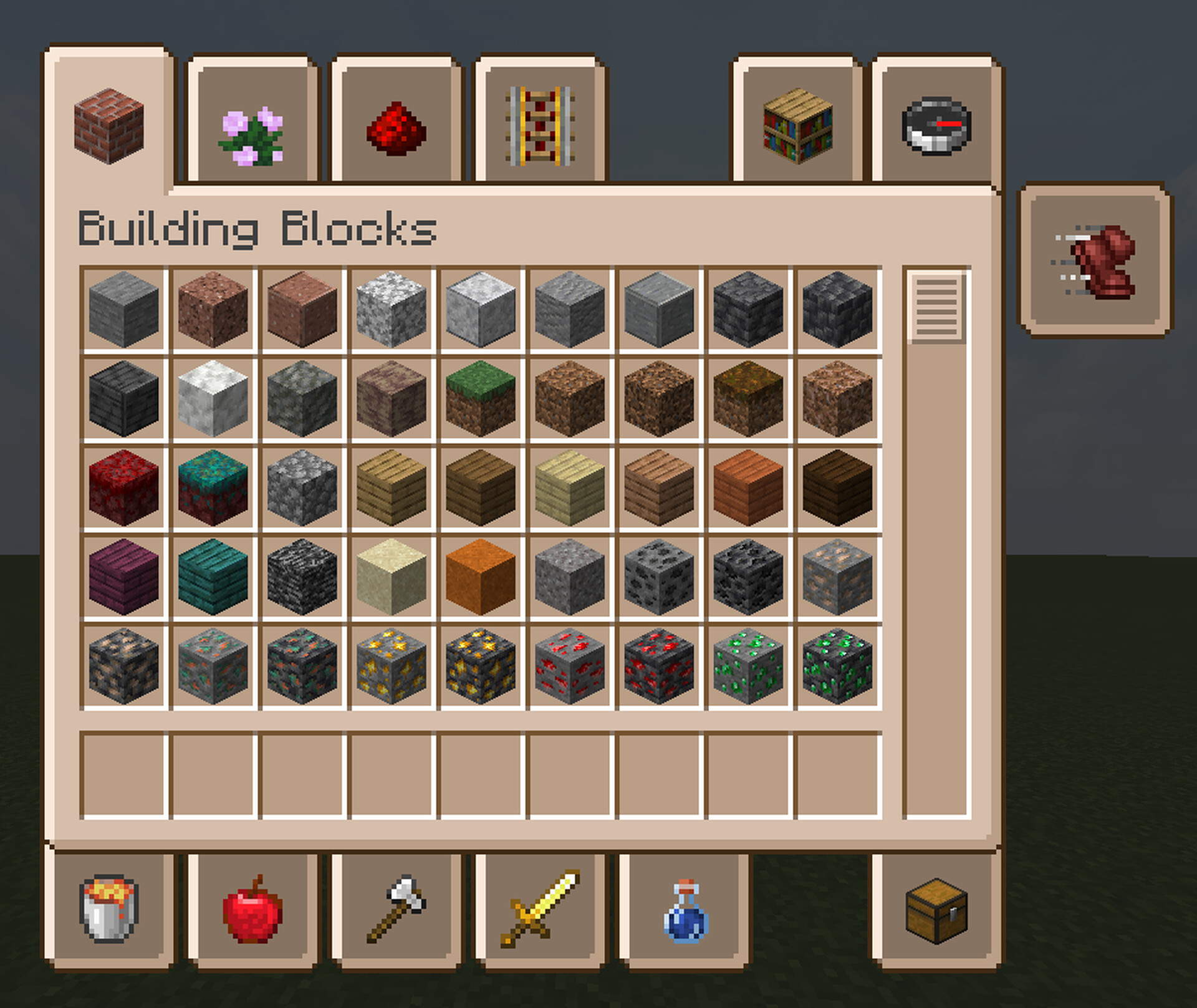 Bread GUI and Hotbar 🍞 Minecraft Texture Pack