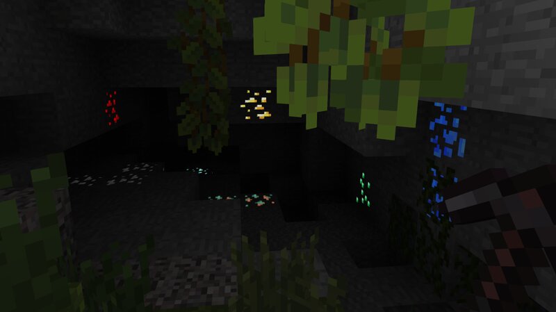Classic Emissive Ores 1.19.2 (Optifine) Minecraft Texture Pack
