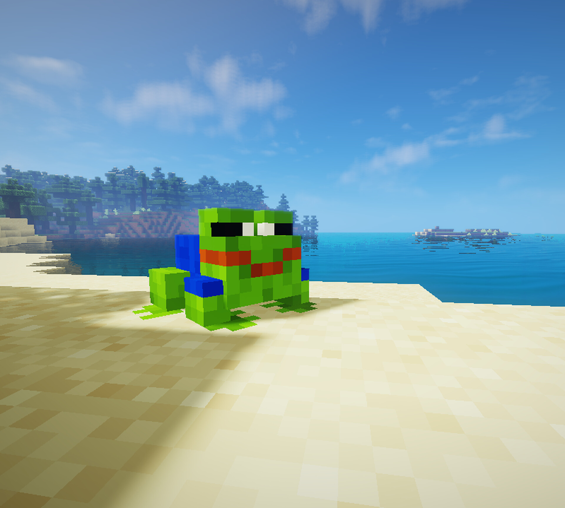 [UPDATED]Pepe the frog 1.19 Java Minecraft Texture Pack