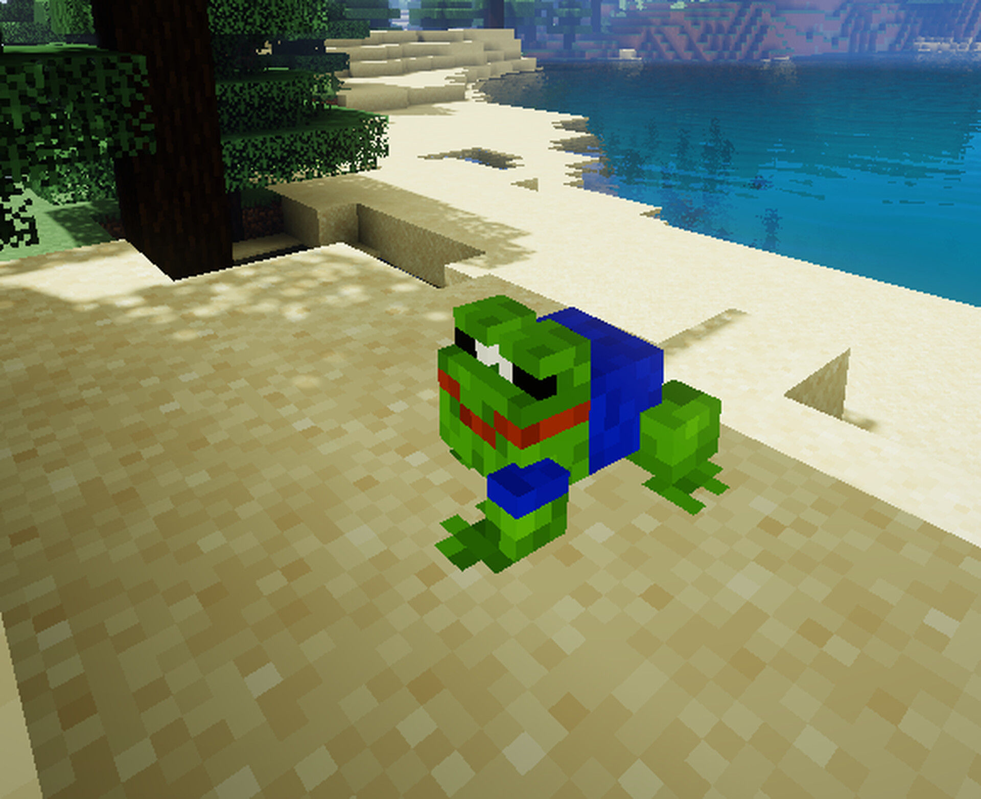 [UPDATED]Pepe the frog 1.19 Java Minecraft Texture Pack