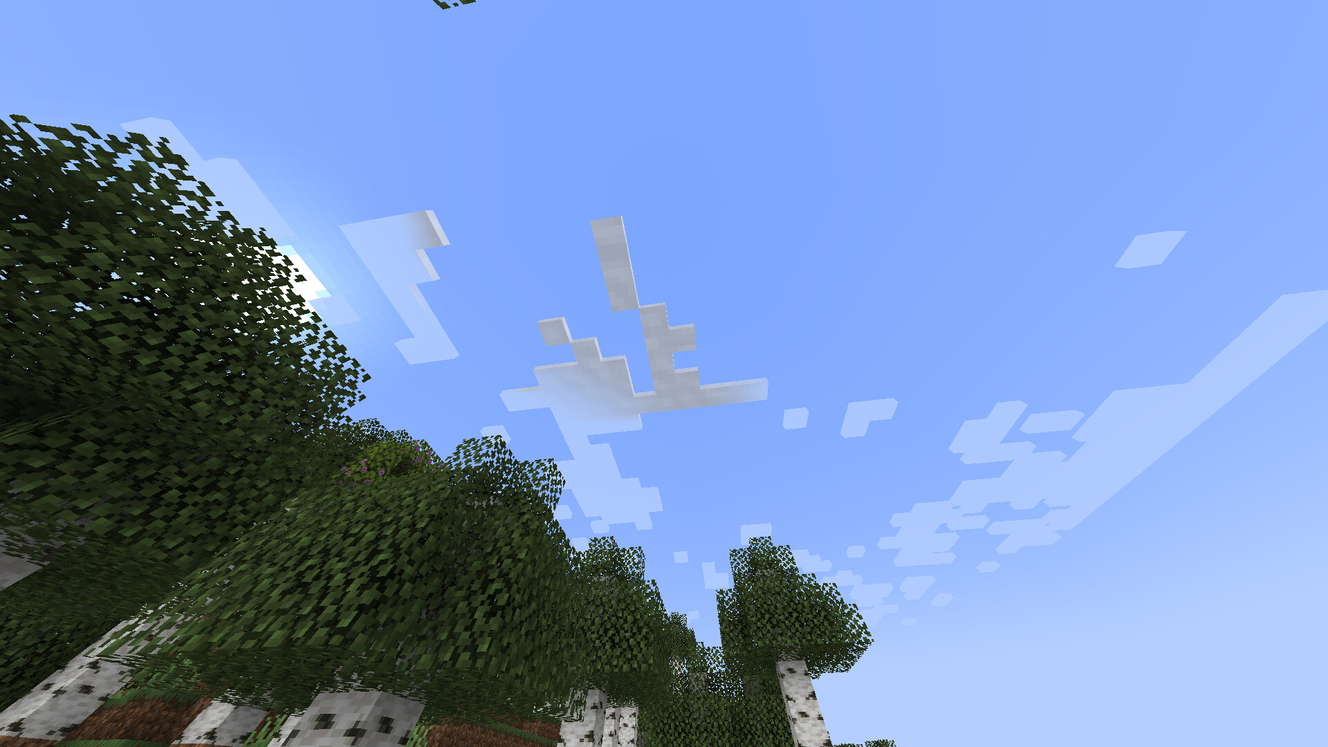 Infdev Clouds tweak Minecraft Texture Pack