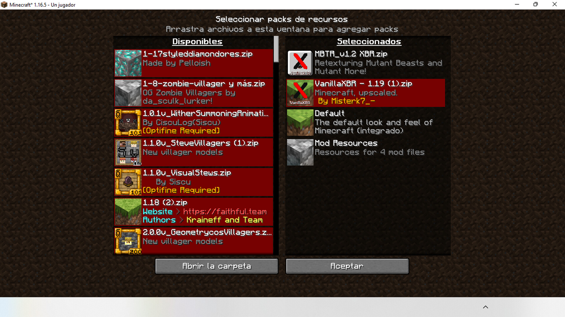MBTR XBR TerturePack Minecraft Texture Pack