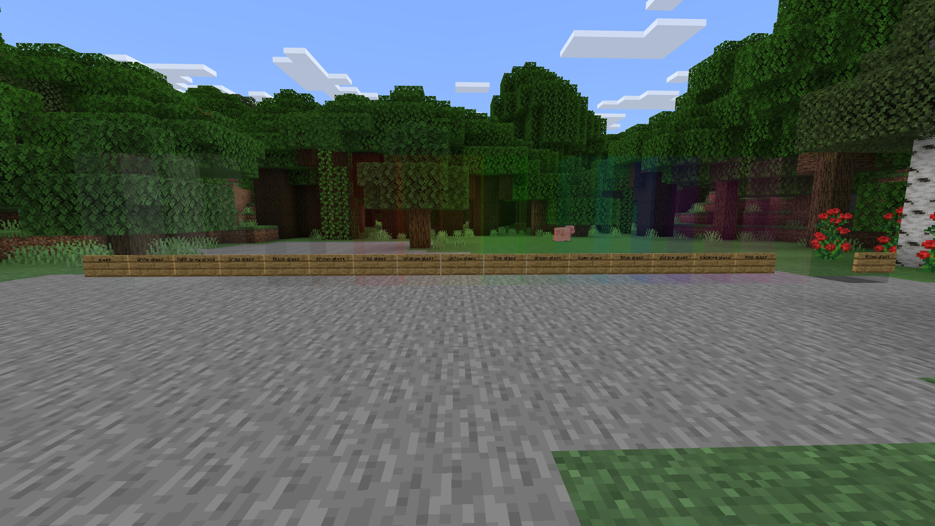Seamless glass Minecraft Texture Pack
