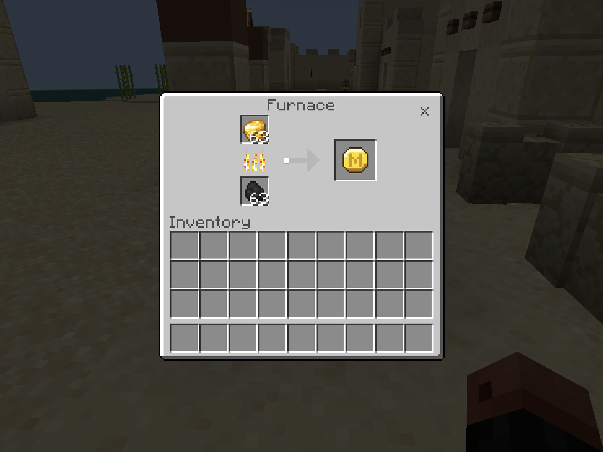 Minecoin Gold Ingot Skin Minecraft Texture Pack