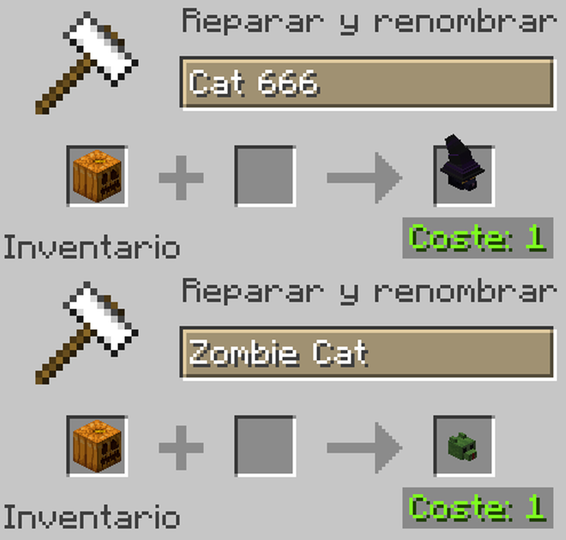 Cat Head Minecraft Texture Pack