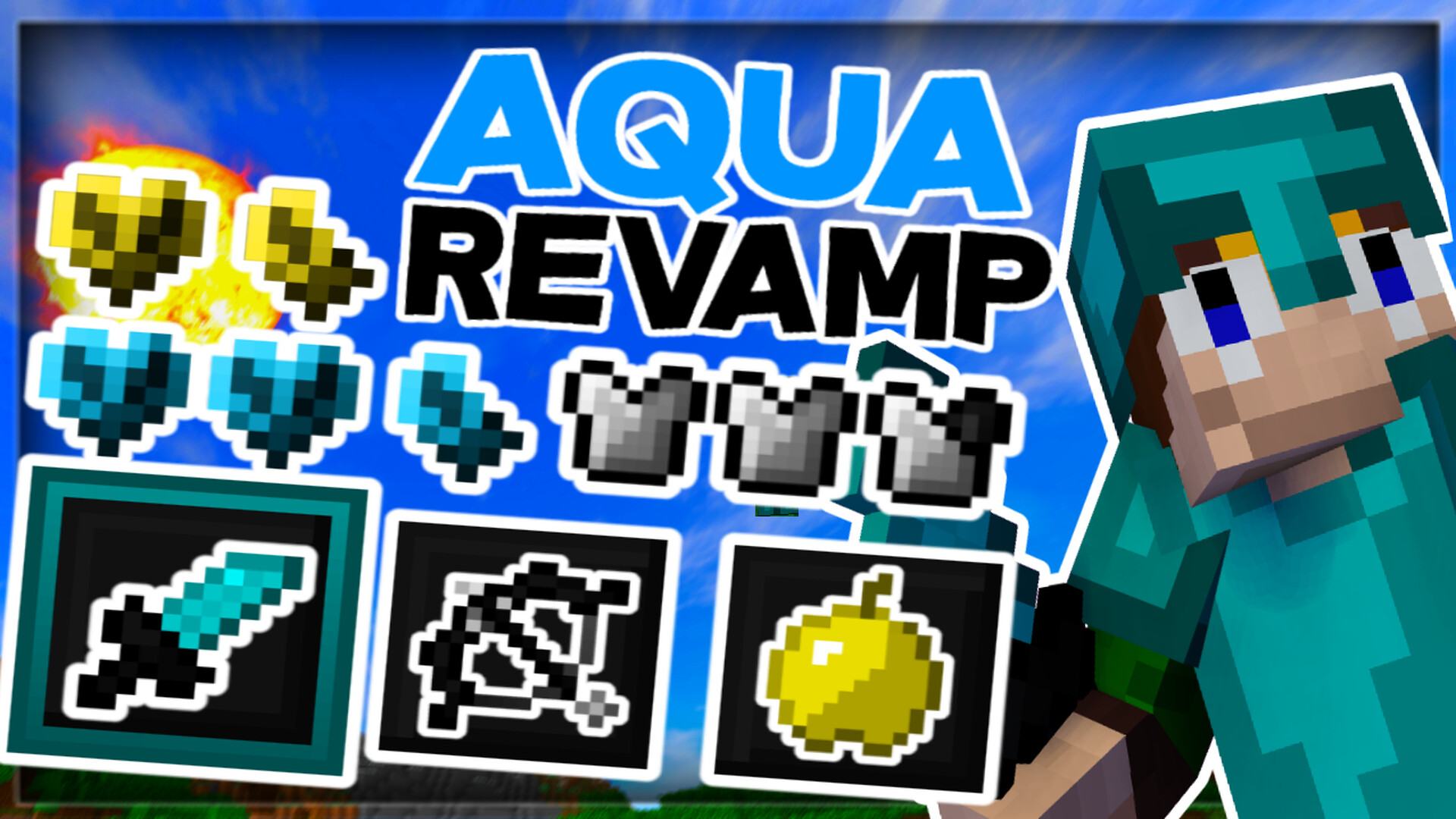 Aqua Revamp Sword 1.8.9 Minecraft Texture Pack