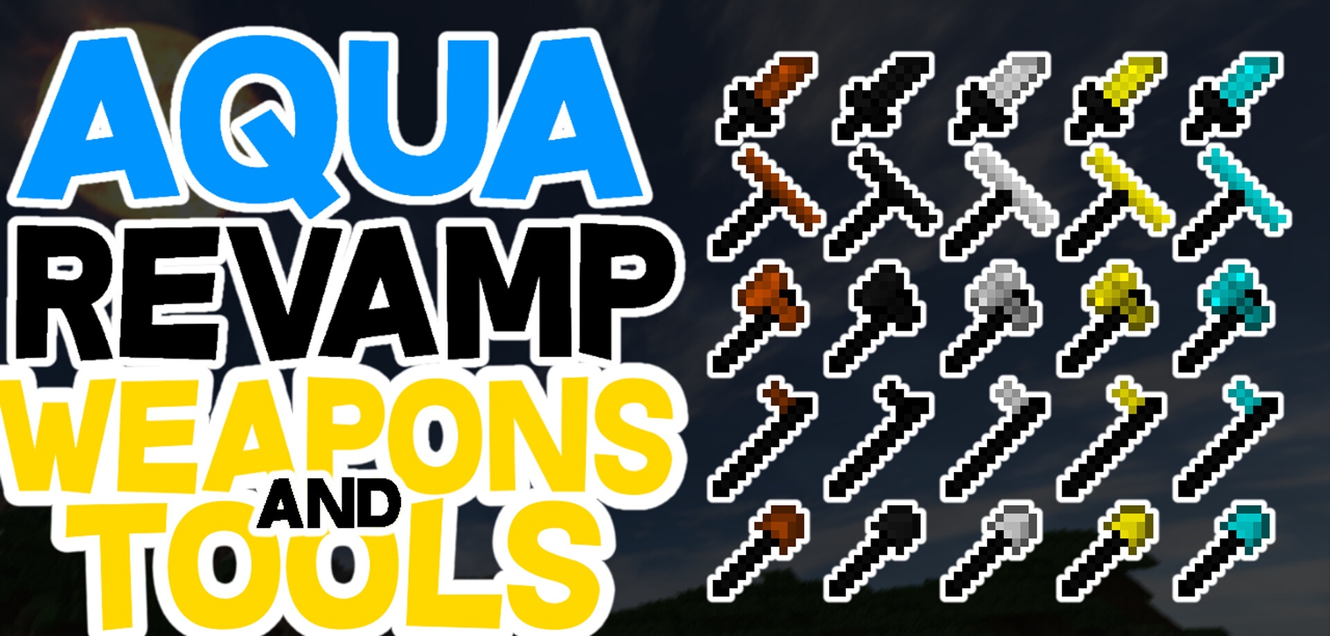 Aqua Revamp Sword 1.8.9 Minecraft Texture Pack