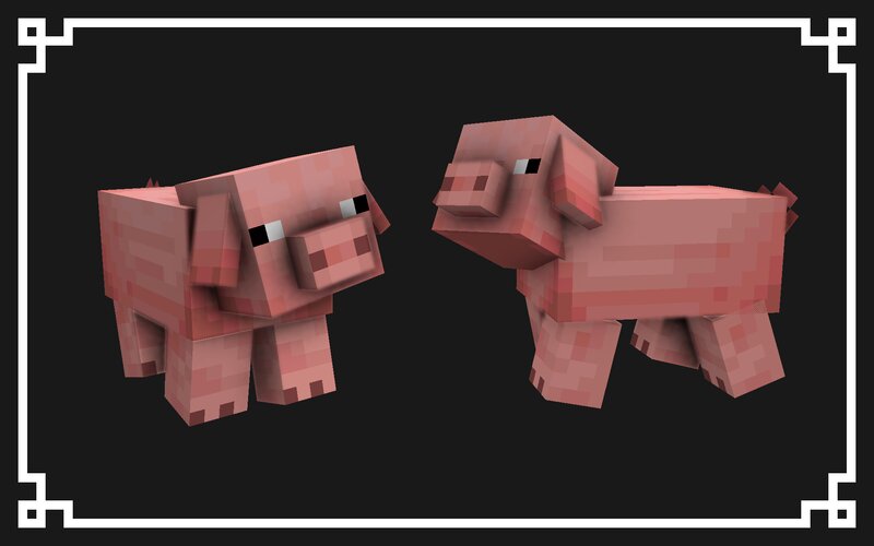 Pigs Reimagined Minecraft Texture Pack