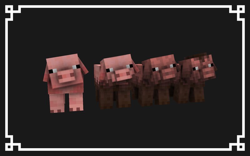 Pigs Reimagined Minecraft Texture Pack