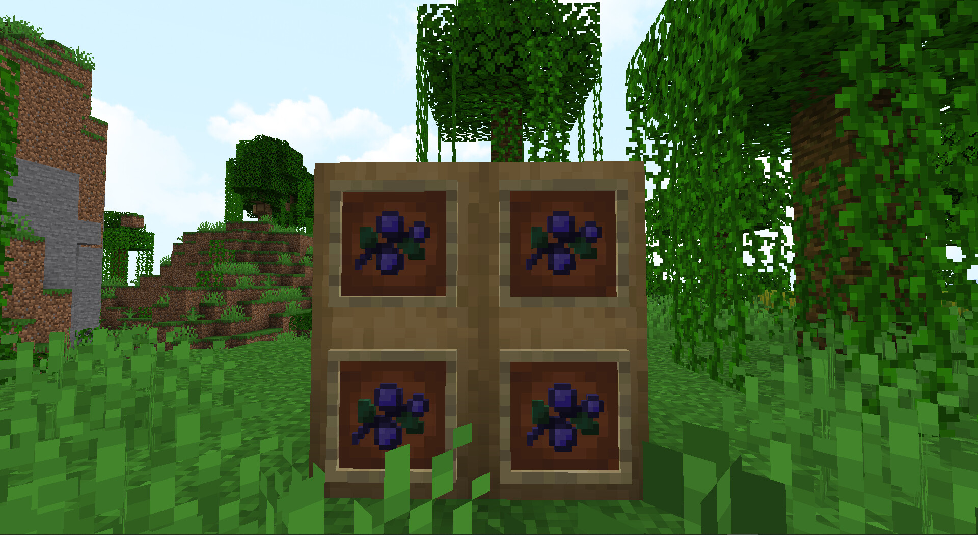Sweet Berries to Blue Berries Minecraft Texture Pack