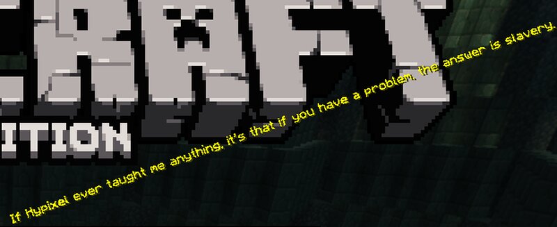 Technoblade quotes in splash texts Minecraft Texture Pack