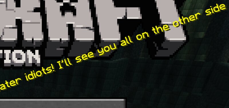 Technoblade quotes in splash texts Minecraft Texture Pack