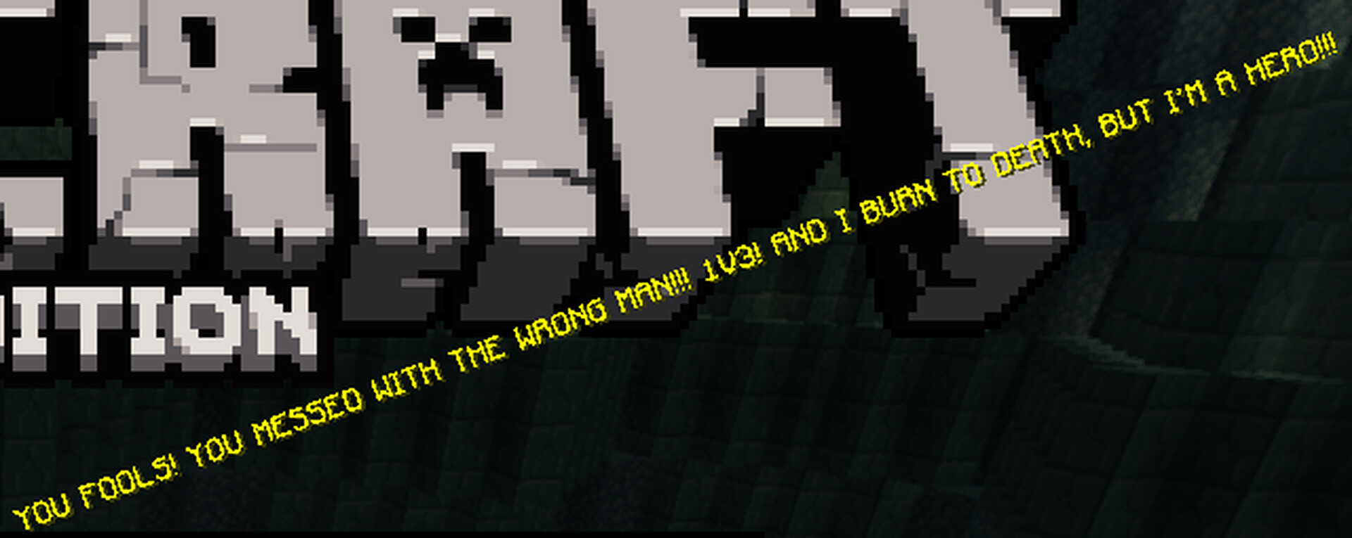 Technoblade quotes in splash texts Minecraft Texture Pack