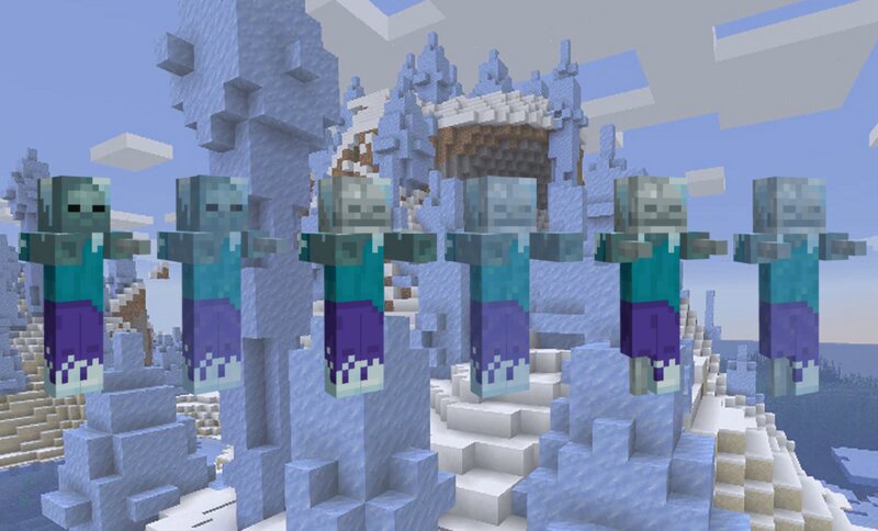 Random Zombie Models Minecraft Texture Pack