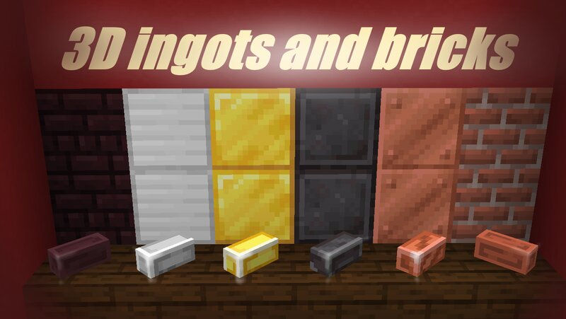 walid's 3D items Minecraft Texture Pack