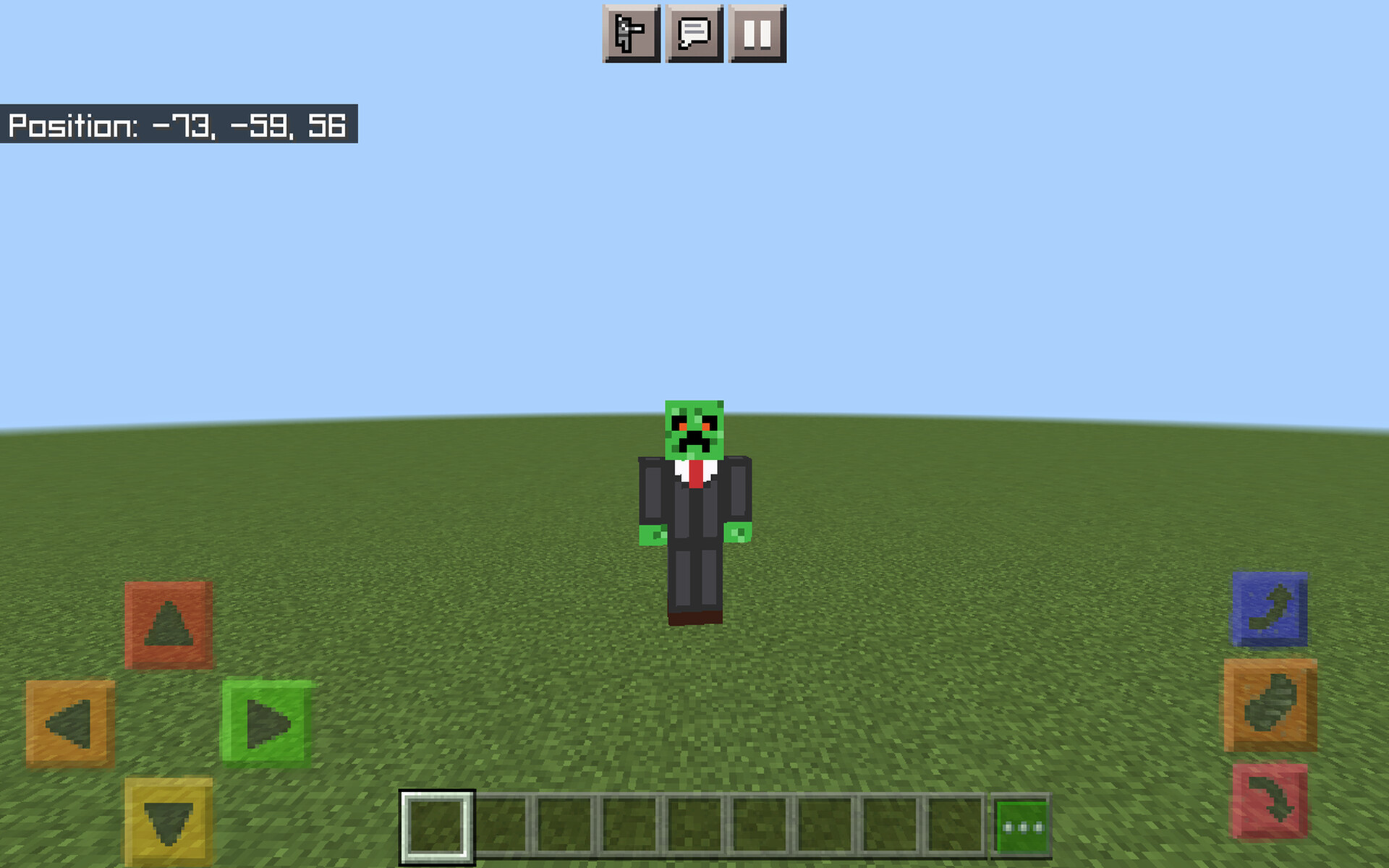 rainbow touch gui by darkmazeblox.[bedrock edition]. Minecraft Texture Pack