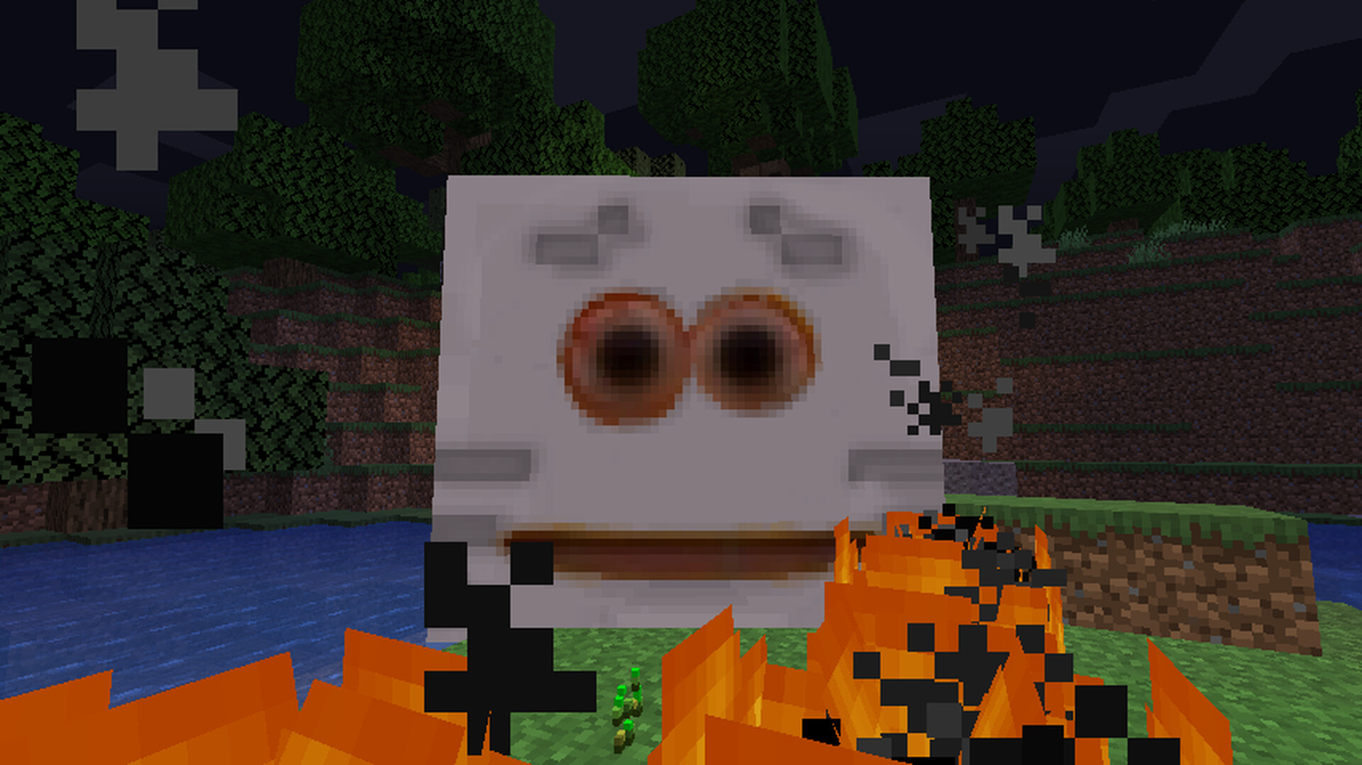 Cursed Emoji Ghast Texturepack Minecraft Texture Pack