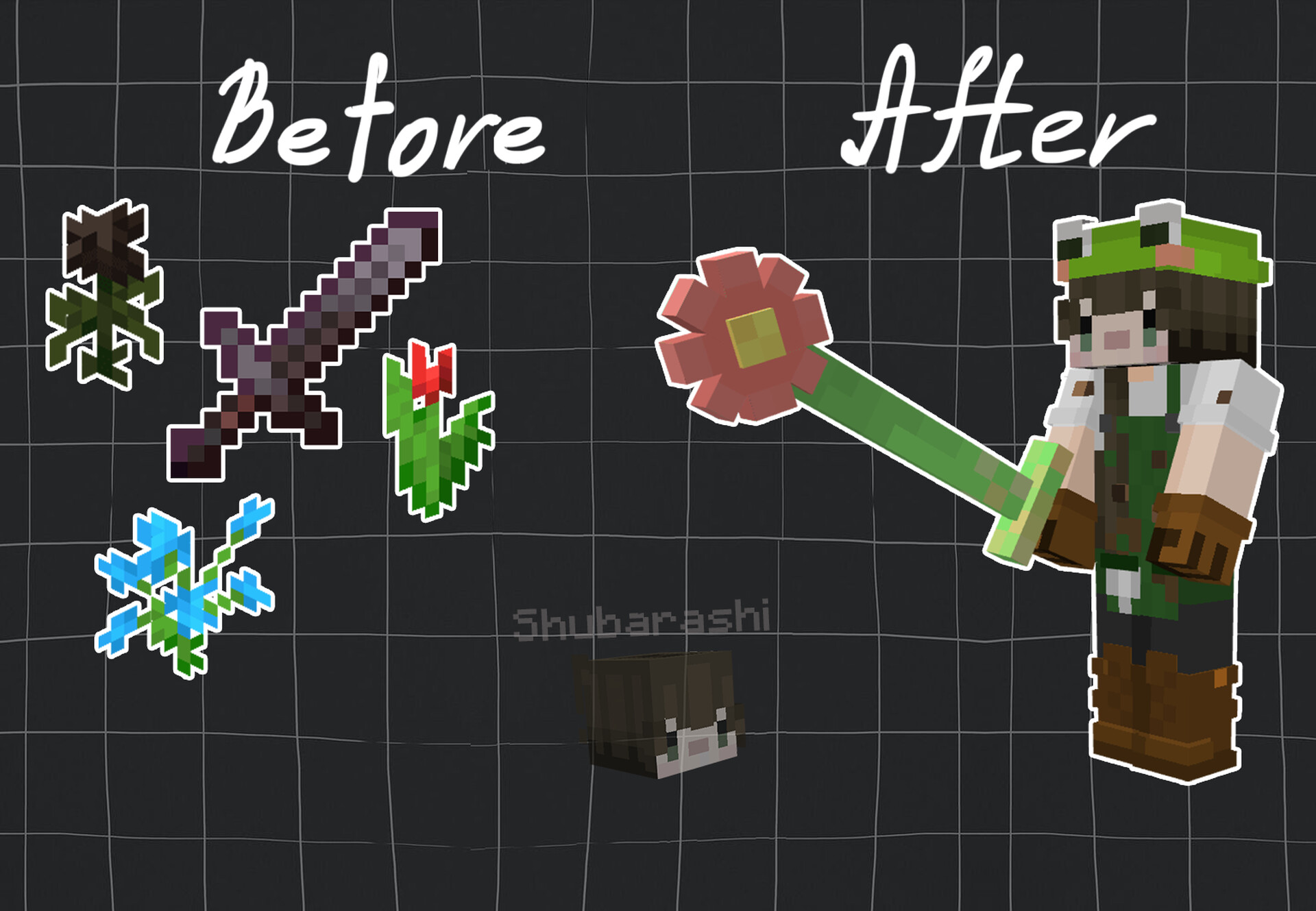 Flower Sword 1.18.2 (OptiFfine) Minecraft Texture Pack