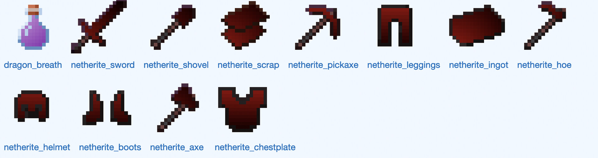 Block's Corrupted Netherite Minecraft Texture Pack