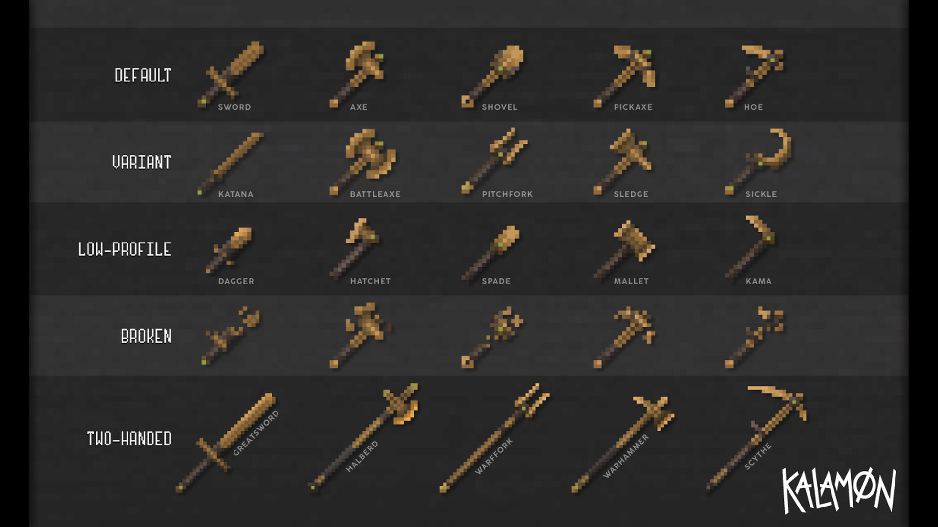 Kal's Grimdark Tools [1.16 - 1.19+] Minecraft Texture Pack