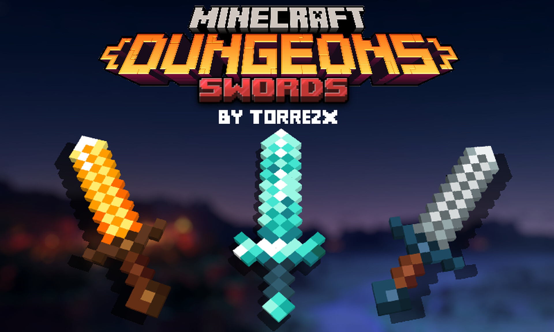Torrezx-McDungeon swords Minecraft Texture Pack