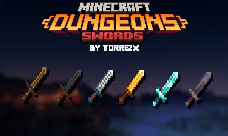 Torrezx-McDungeon swords Minecraft Texture Pack