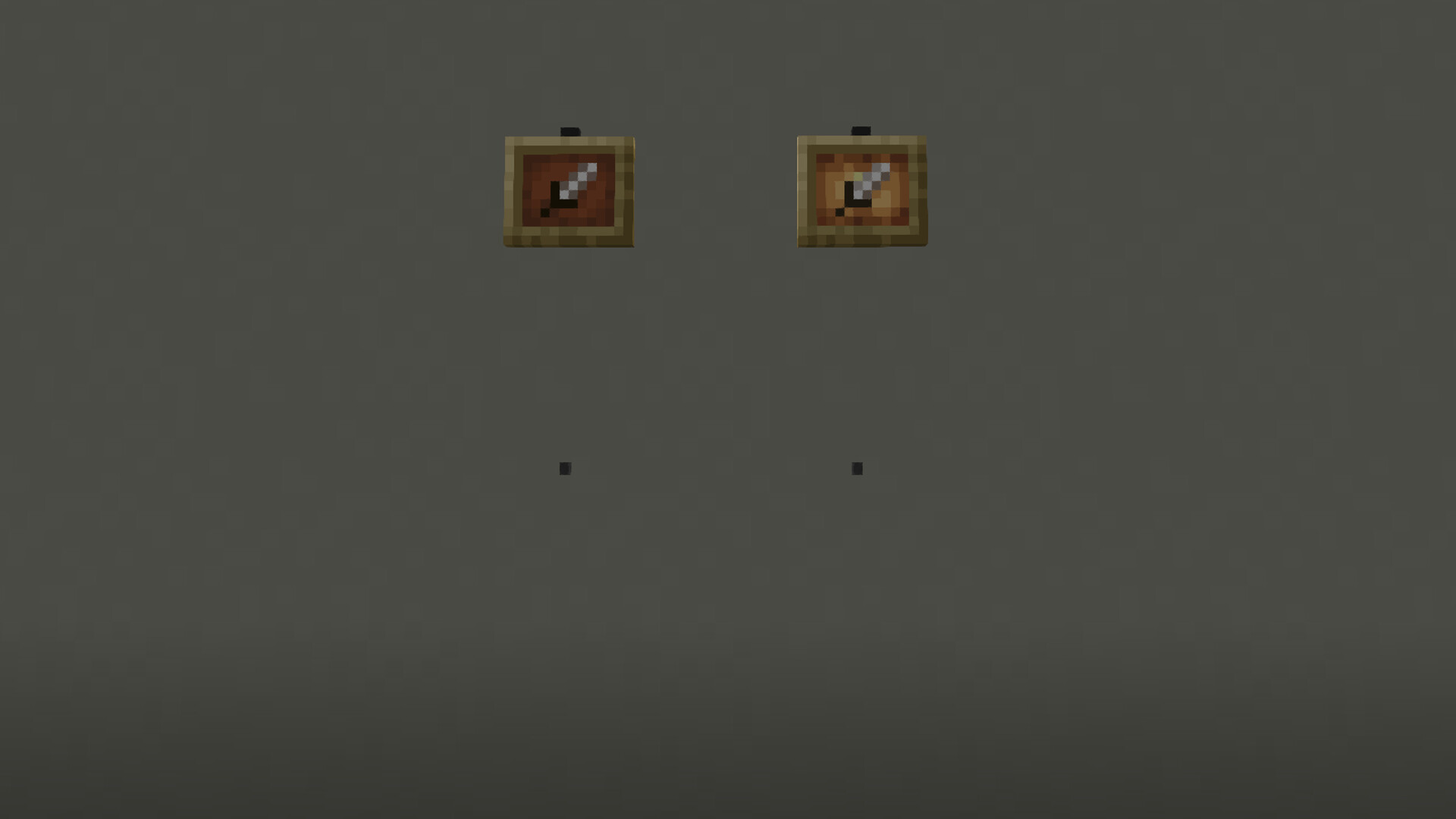 Nail Item Frames (Emissive) Minecraft Texture Pack