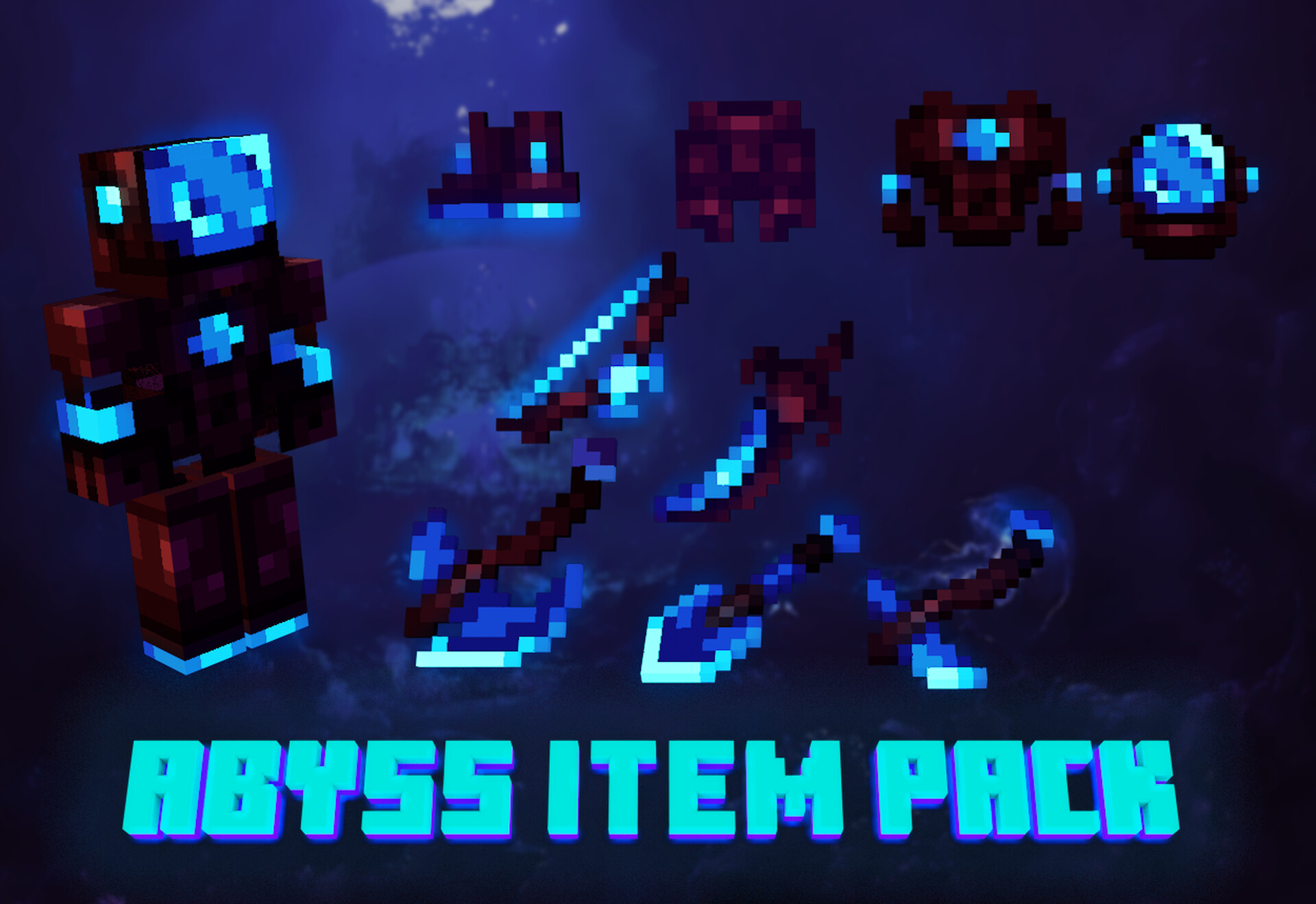 🌊ABYSS ITEM PACK🌊 Minecraft Texture Pack