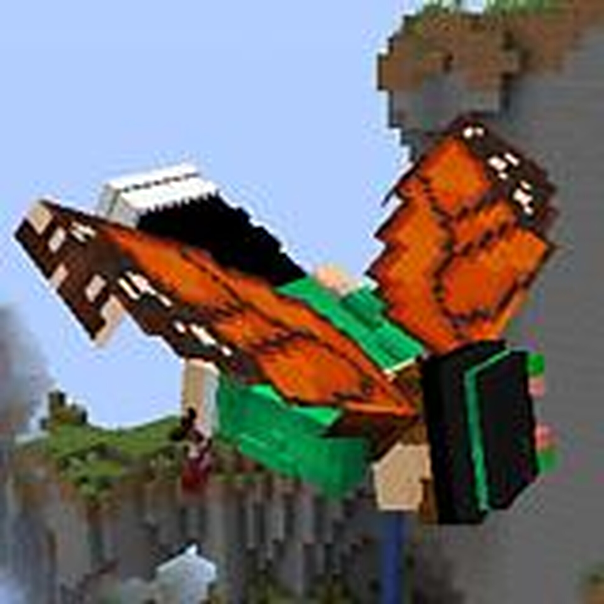 Monarch Butterfly Elytra Minecraft Texture Pack