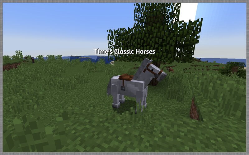 Time's Classic Horses Minecraft Texture Pack