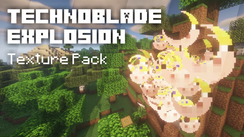 Technoblade Explosion Texture Pack Minecraft Texture Pack
