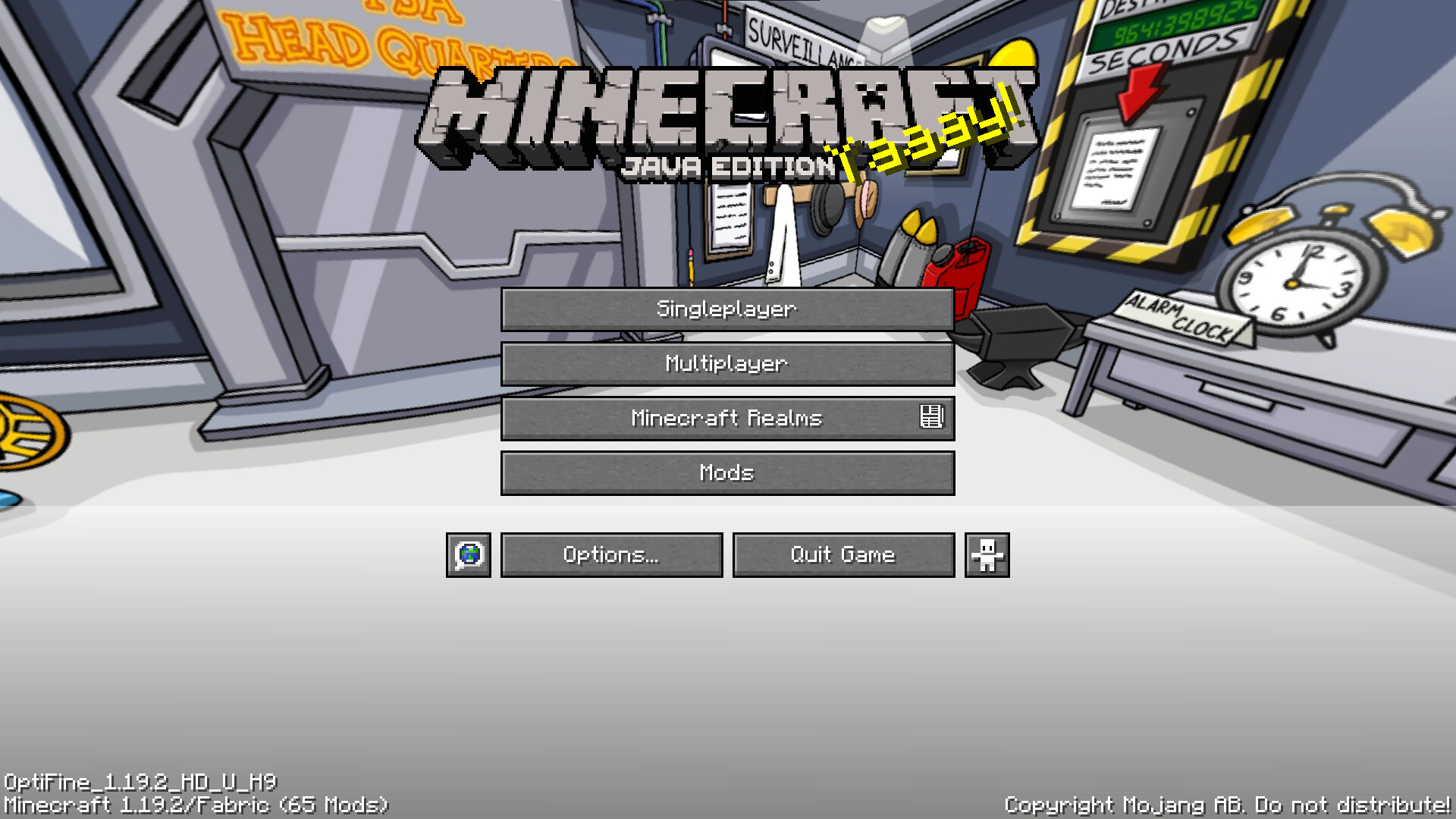 Gadget Room Menu Panorama Minecraft Texture Pack