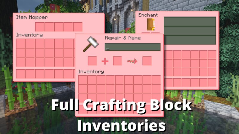 Strawberry GUI & Hotbar 🍓 Minecraft Texture Pack