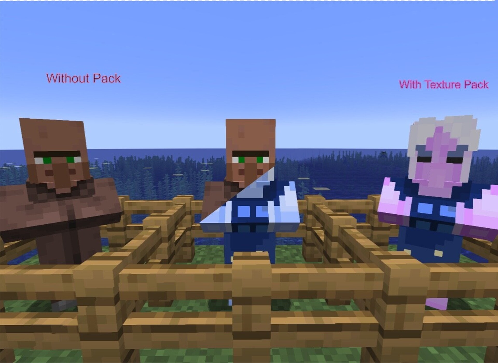 Axolotl Villager (LDShadowLady's villager skin recreation) Minecraft ...