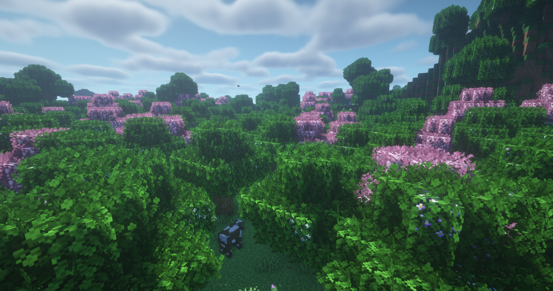 Alternate leaves Optifine ver. with Cherry birch and Red dark oak ...