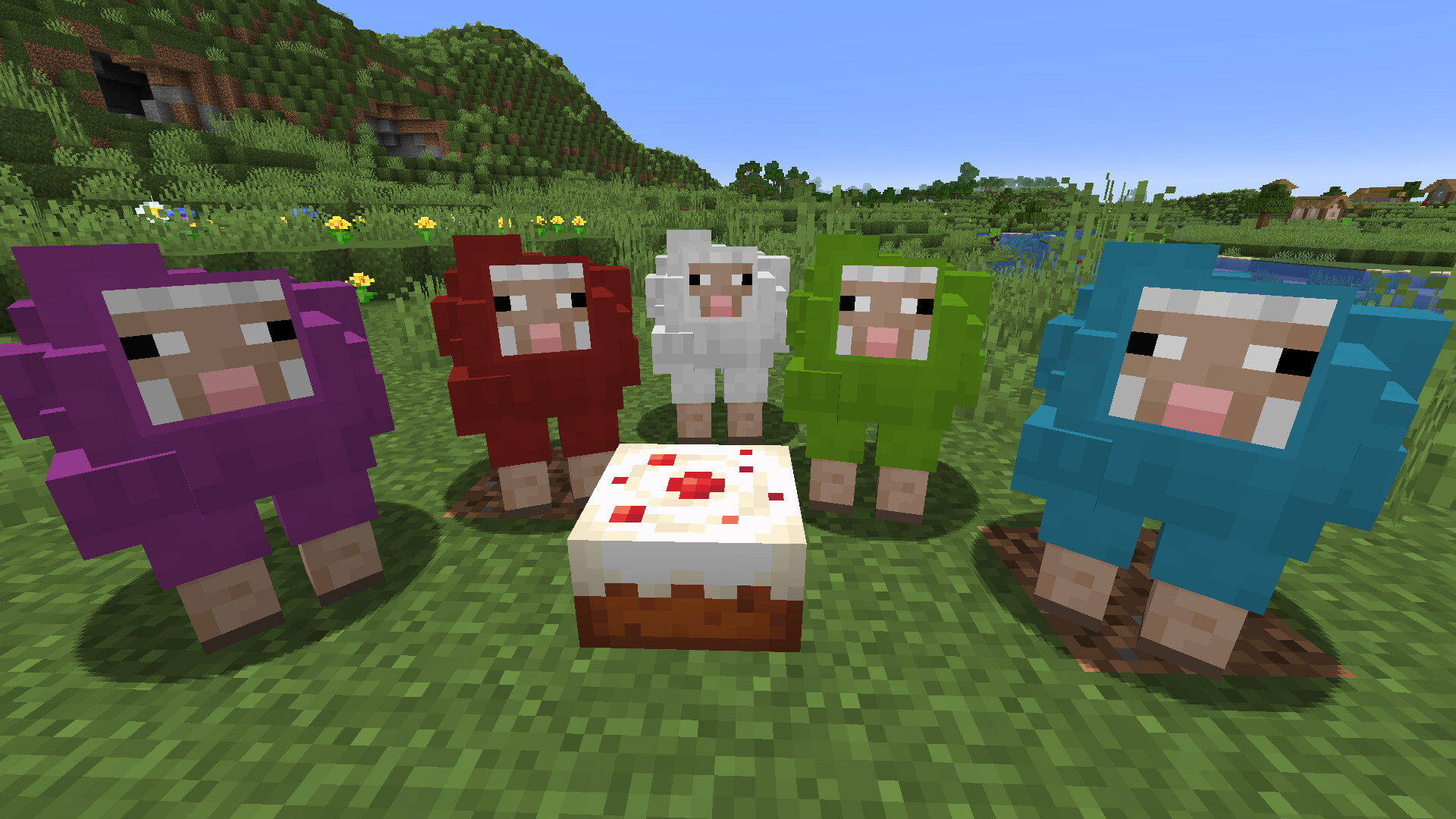 Fluffy Sheeps Minecraft Texture Pack