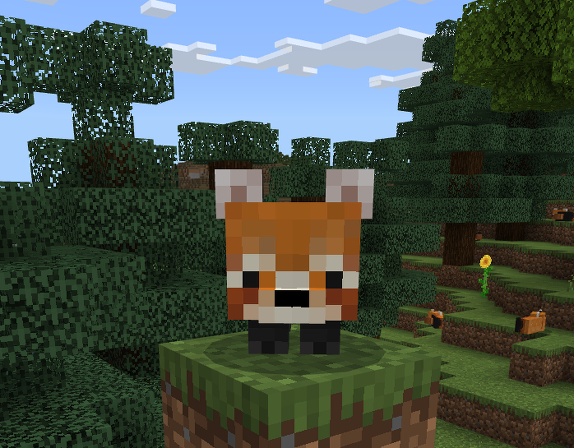 Foxes To Red Pandas (Bedrock) Minecraft Texture Pack
