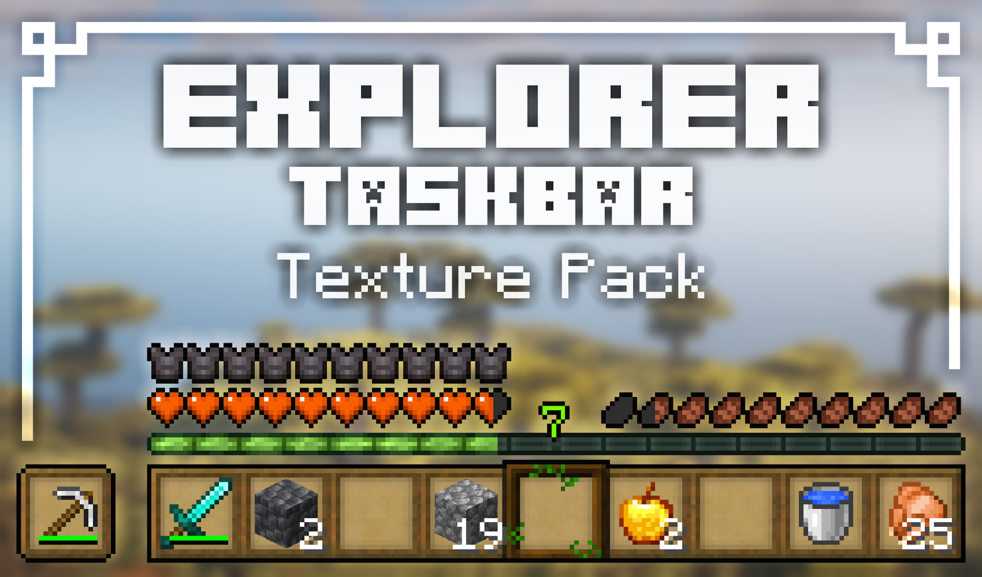 Explorer Hotbar Texture Pack Minecraft Texture Pack