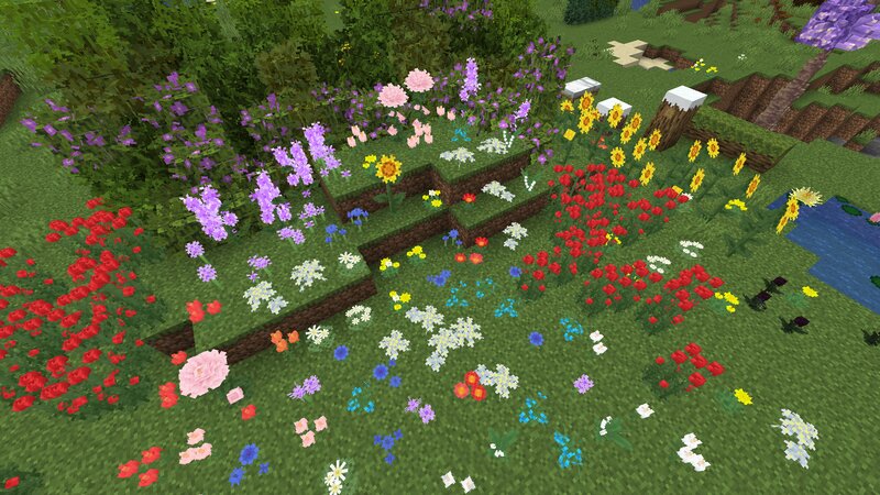 XeKr flowers leaves model pack Minecraft Texture Pack