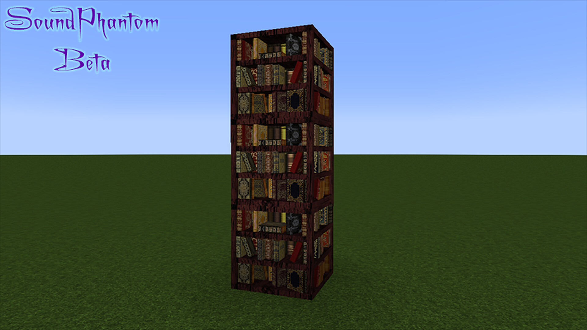 SoundPhantom's 128x 3-D Bookshelf Minecraft Texture Pack