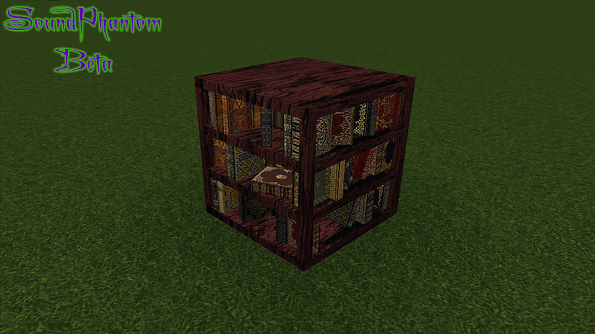 SoundPhantom's 128x 3-D Bookshelf Minecraft Texture Pack